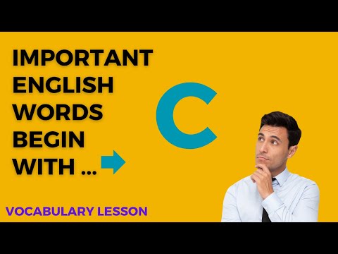 English words start with letter c