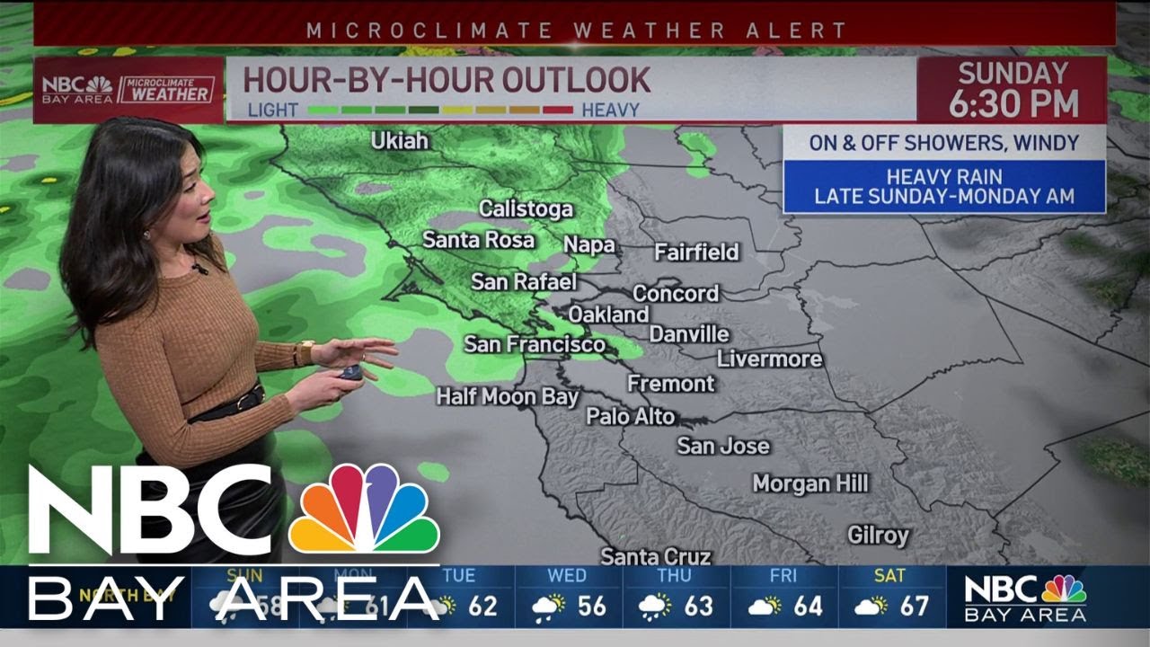 Bay Area forecast: Rain continues Sunday