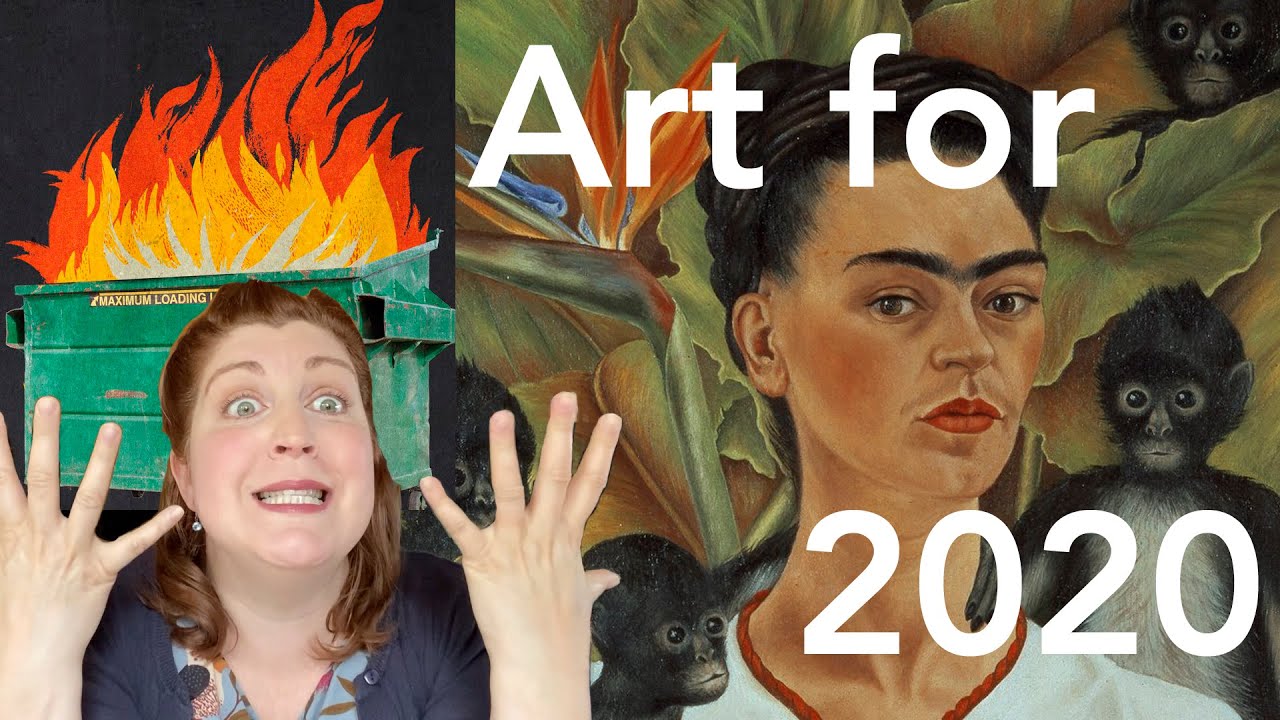 Art for 2020: Frida Kahlo, Self-Portrait with Monkeys, 1943