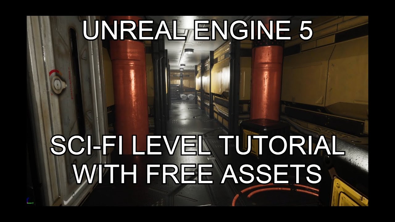 How to make a SCI FI level in Unreal Engine 5 with free assets