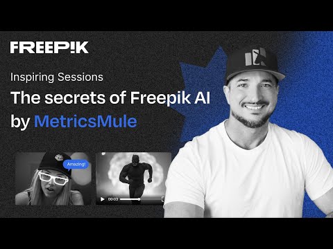 How to use the Freepik AI suite, tutorial by MetricsMule | Freepik Inspiring Sessions