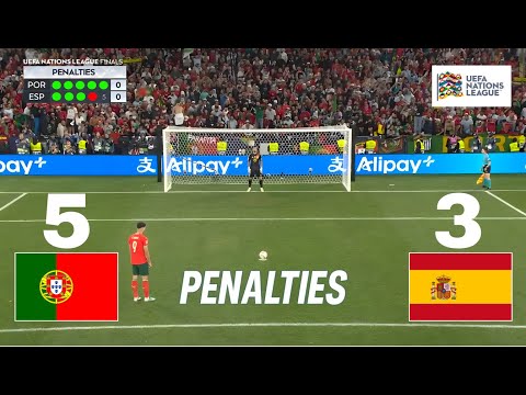 🔴 Full Penalties : Portugal vs Spain | HIGHLIGHTS | UEFA Nations League Championship Final 2025