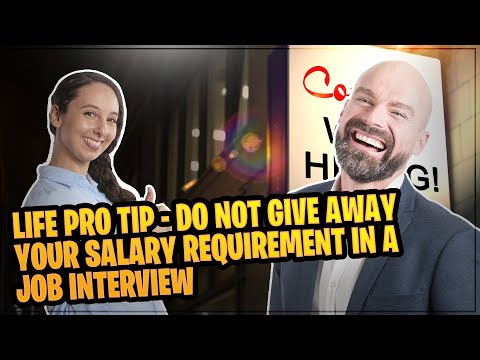 Do not Give Away Your Salary Requirement in a Job Interview | lifeprotips