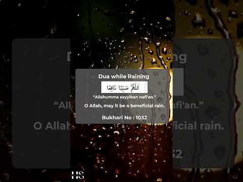Dua while Raining #dua#islam #rain #subhanallah