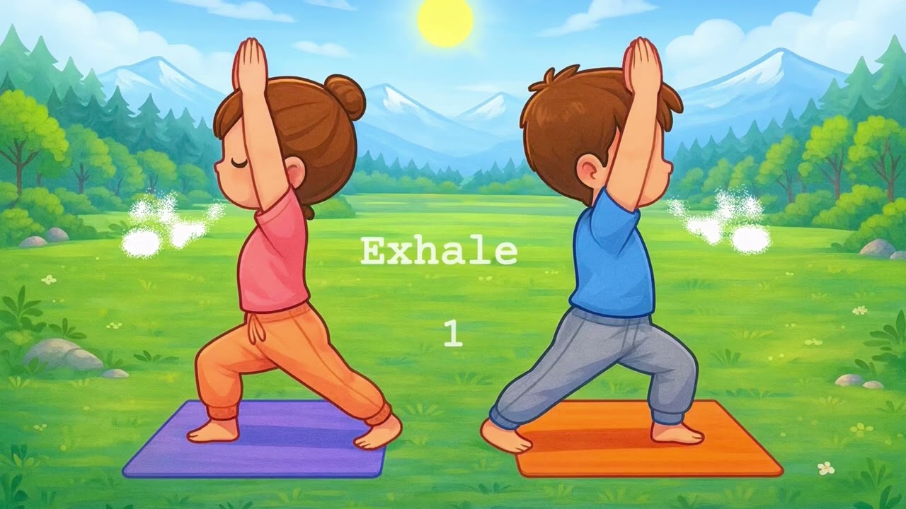 Yoga Kids - Sun Salutation Sequence - Kids Yoga