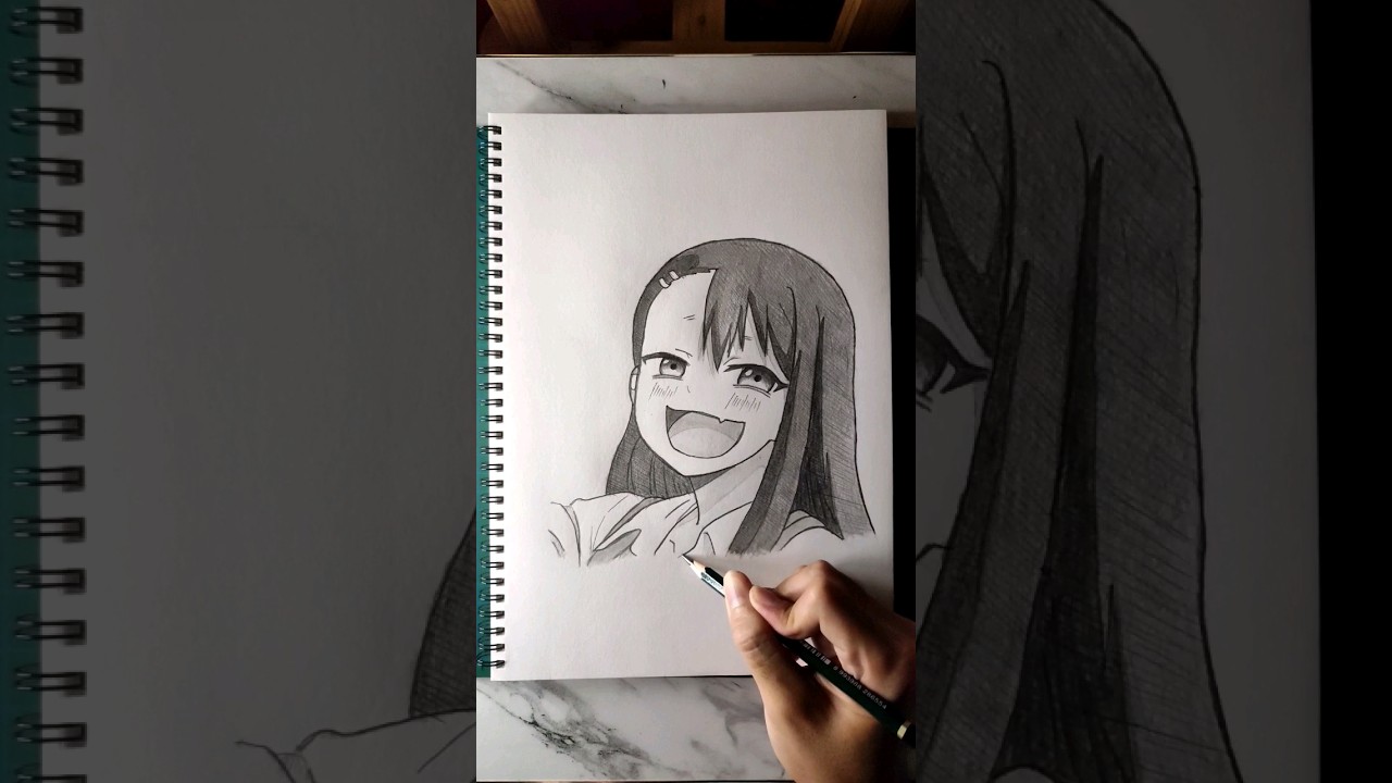 Draw Hayase Nagatoro #animedrawing #nagatoro #shorts