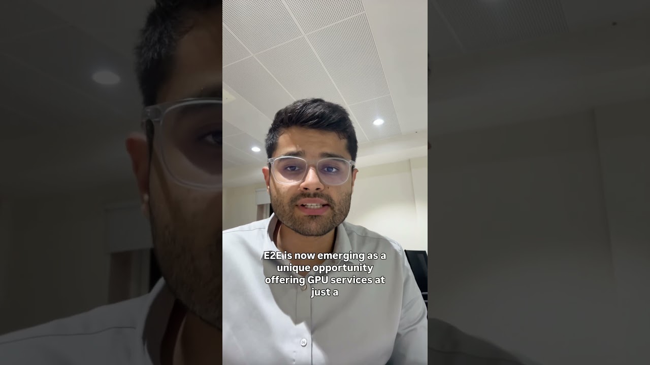 E2E Networks a pure-play GPU data center #finance #investing #stockmarket #ai