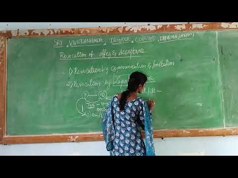 revocation of offer and acceptance essential elements