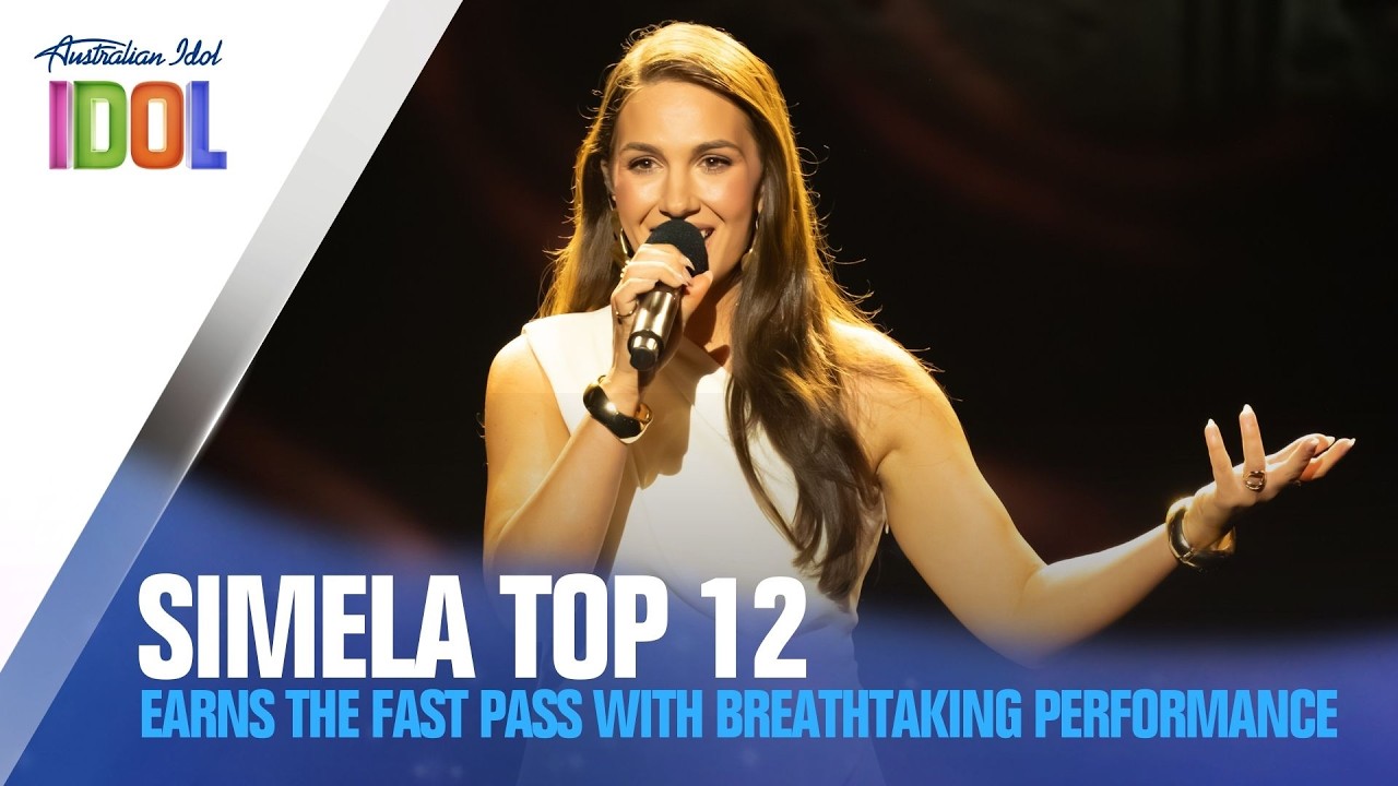 Simela DELIVERS A POWERHOUSE “Circle Of Life” | Top 12 Movie Week | Australian Idol