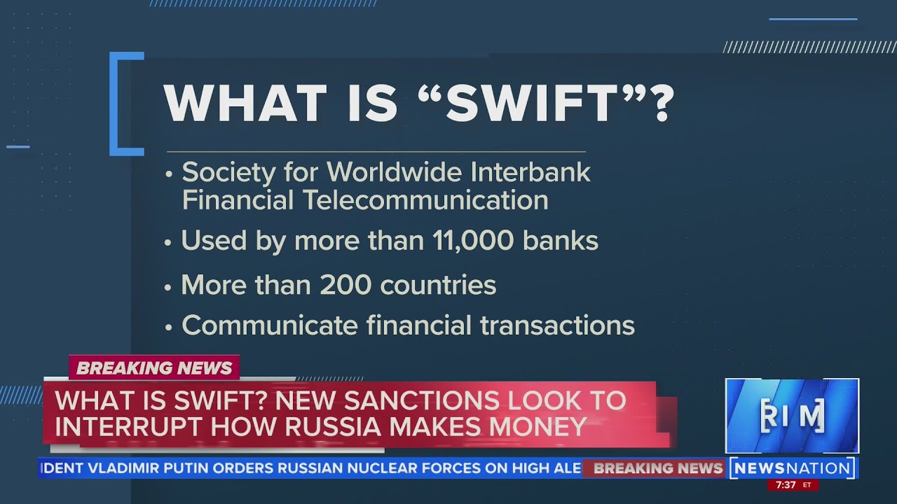 What is SWIFT, the banking system seen as toughest sanction on Russia? | NewsNation Prime