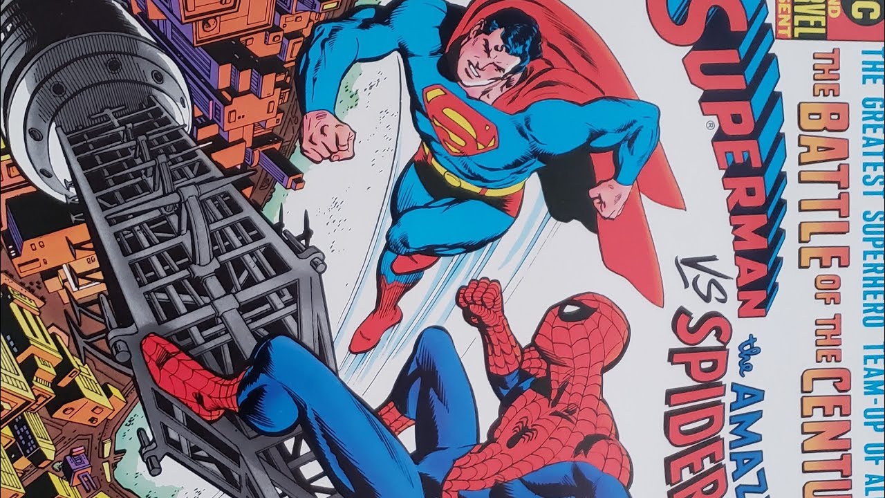 Superman vs Spider-Man Bronze Age Historic Treasury Edition  1st ever Marvel and DC crossover