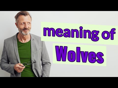 Wolves | Meaning of wolves 📖