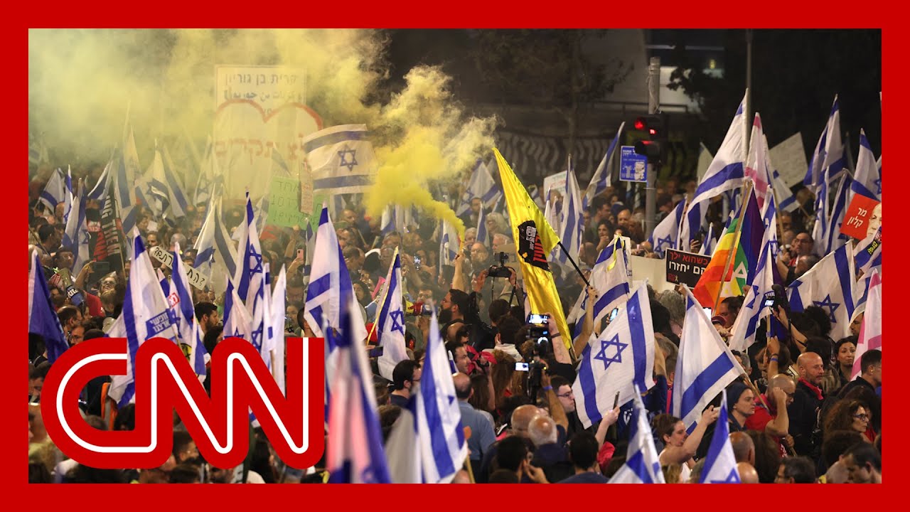 See protests in Jerusalem calling for Netanyahu to resign