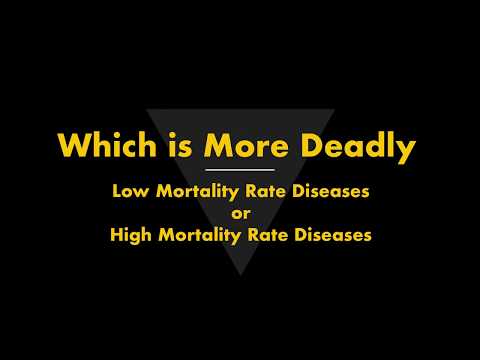 Which is more deadly ? Low mortality rate diseases or high ones ?