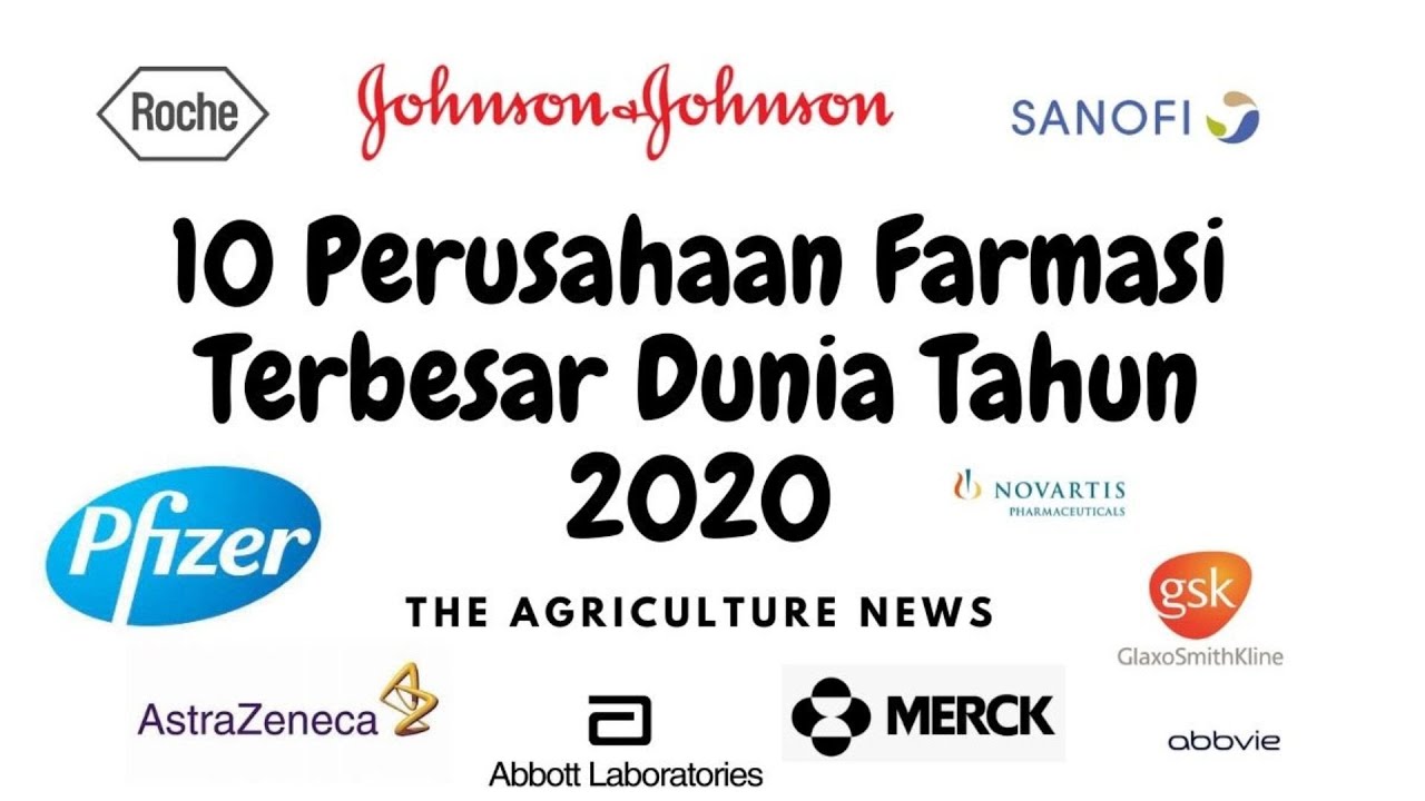 10 Perusahaan Farmasi Terbesar di Dunia