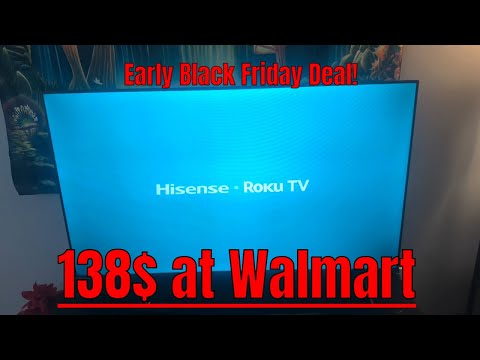 Walmart Black Friday deal! Hisense 50 inch TV R6 series review! Model # 50R6030N