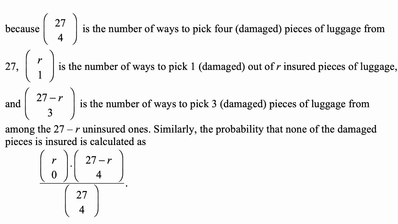 Exam P exercise for March 8, 2017