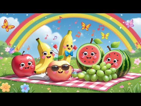 Yummy Fruits for Kids | Learn Fruit Names for Toddlers | Fun Nursery Rhyme
