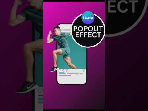Design Focus Jump Out Effect in Canva #design #canva
