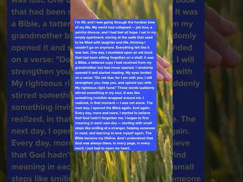 How God Came to Me Through an Old Book #faith #God #salvation #miracle #hope #life