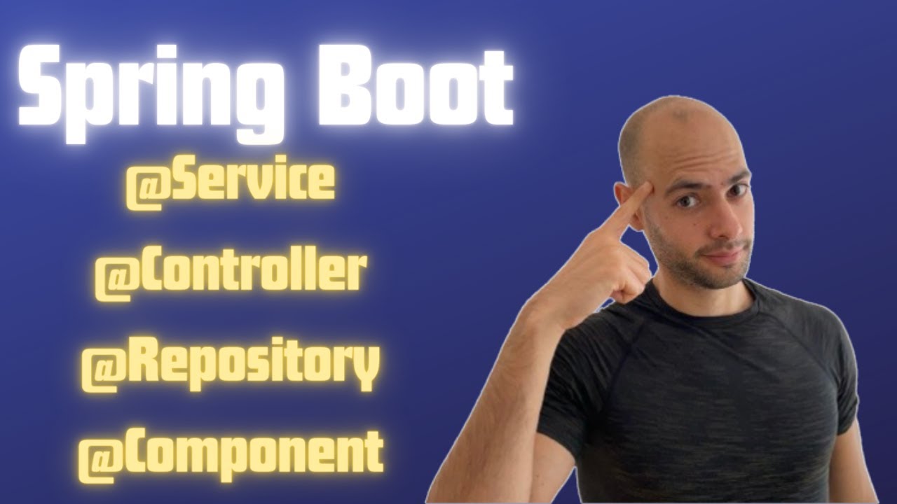 @Controller @Service @Repository & @Component in SPRING BOOT - Easy Tutorial