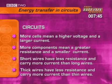 GCSE Bitesize Revision Physics 1 Electricity 1