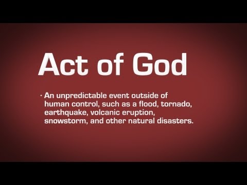 Act of God Definition