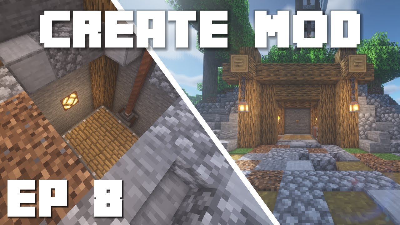 Minecraft Create Mod Tutorial - Elevator Ep 8