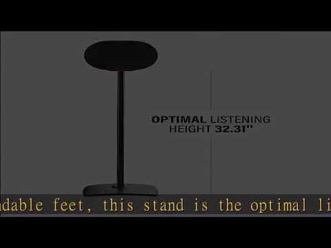 Sanus Wireless Speaker Stands for Sonos ERA 300™ (Black) - Pair, Perfect Stand Setup for Easy and S