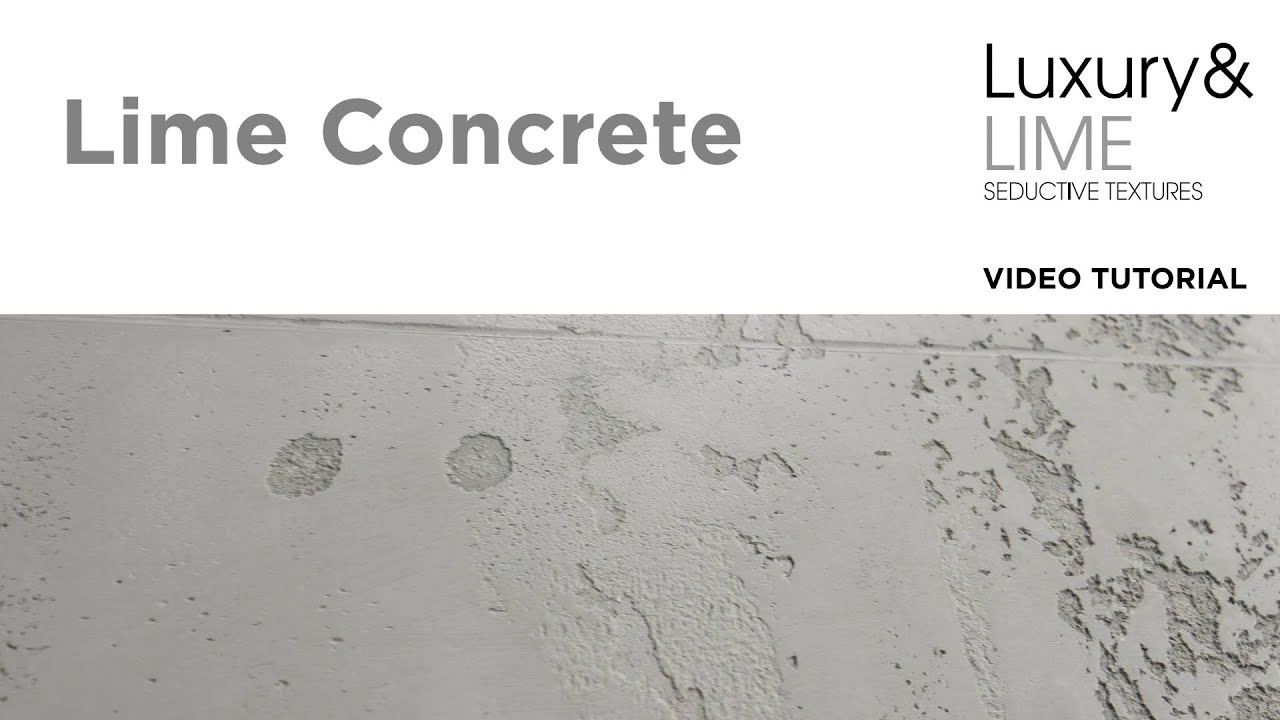 Lime Concrete by Luxury&Lime | Application Video 2025