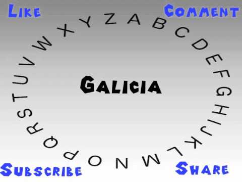 How to Say or Pronounce Galicia