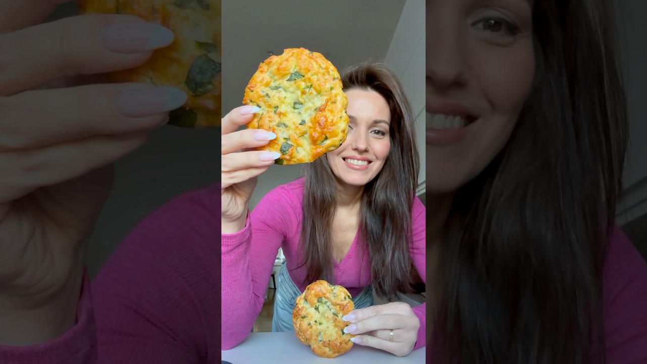 I can’t stop making these High Protein Spinach Cottage Cheese Flagels #shorts ￼