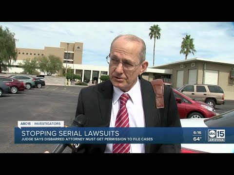 Disbarred serial-suer Peter Strojnik blocked from filing new cases