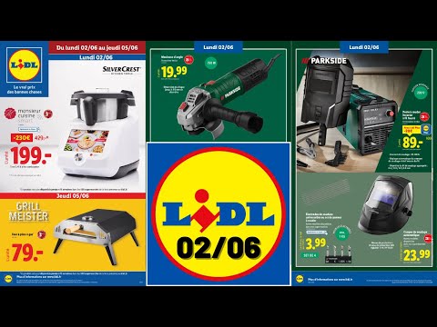 LIDL catalog from June 2, 2025 ✅ PARKSIDE DIY arrivals 🛠 Monsieur Cuisine Smart promotion 💥