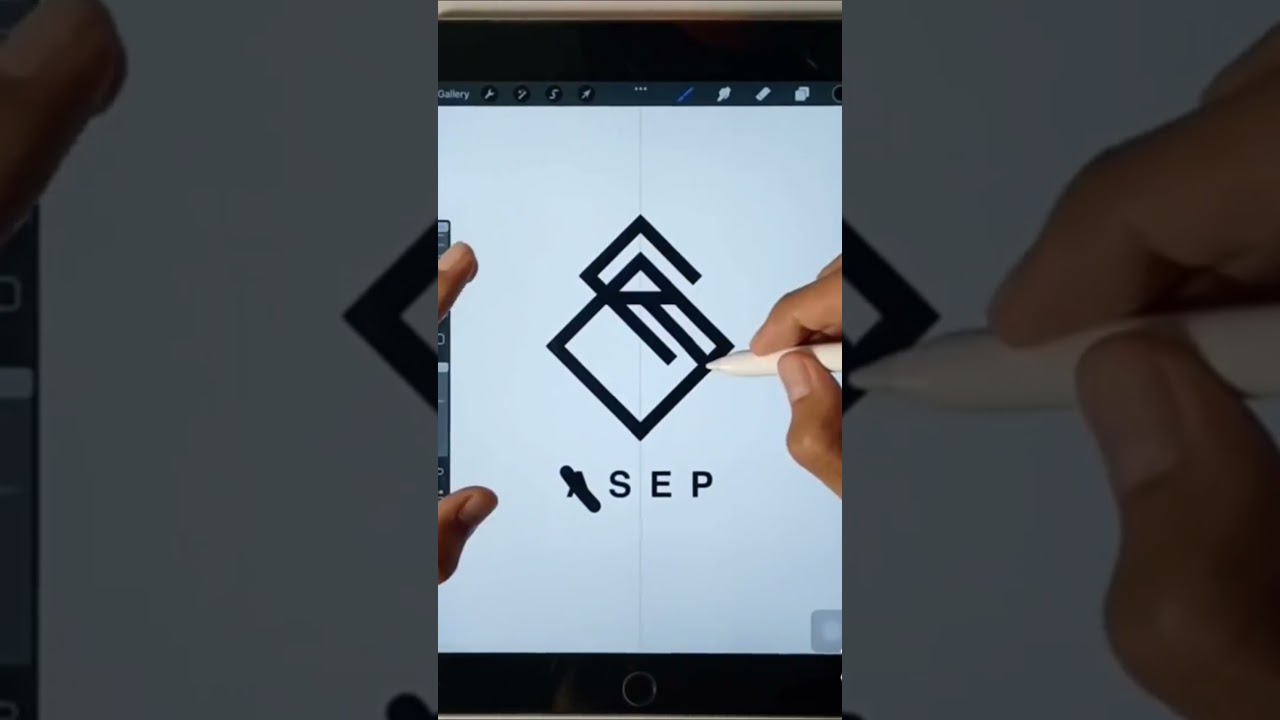 ASEP letter logo design  #logodesign #logos #logoanimation #logodesigner #logoshot #shorts #short