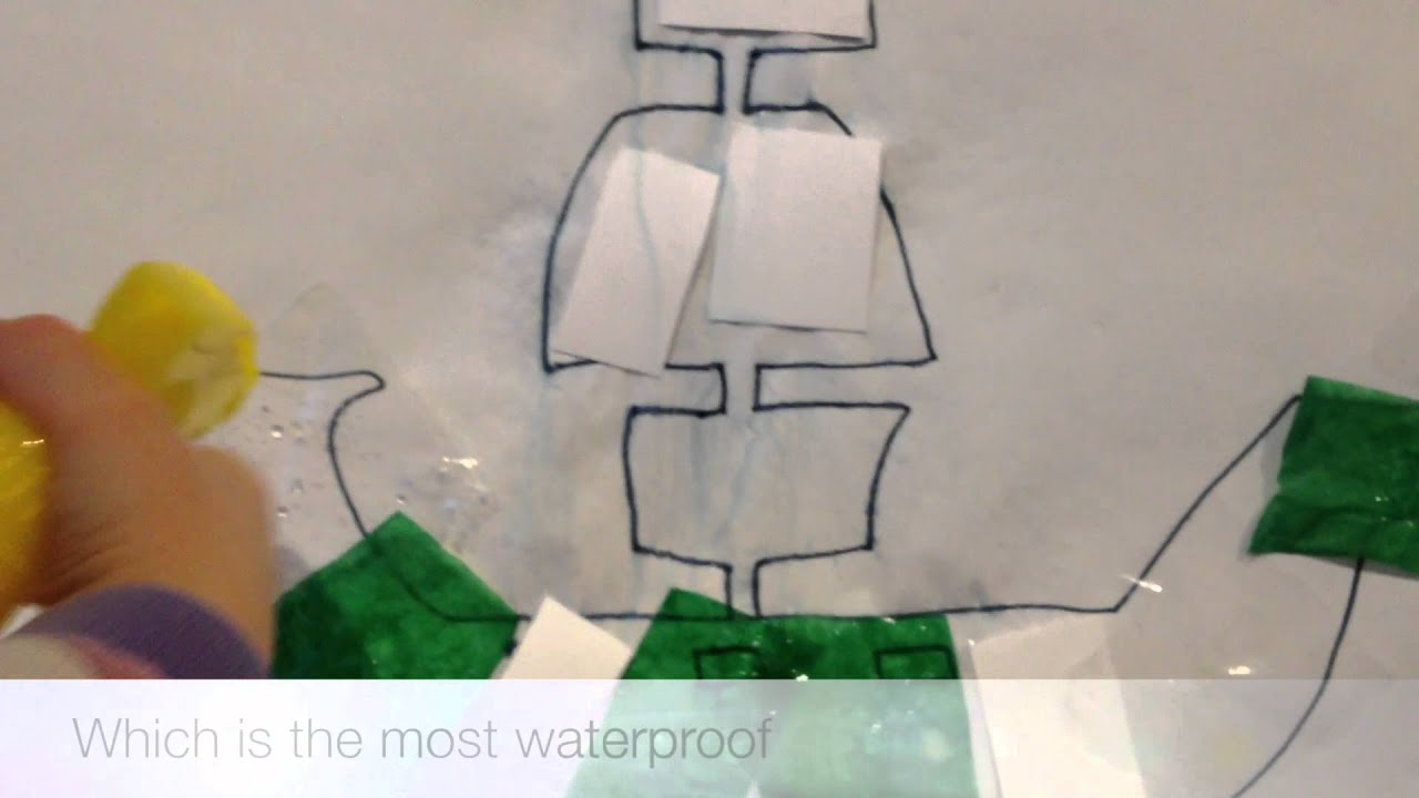 Waterproofing experiment