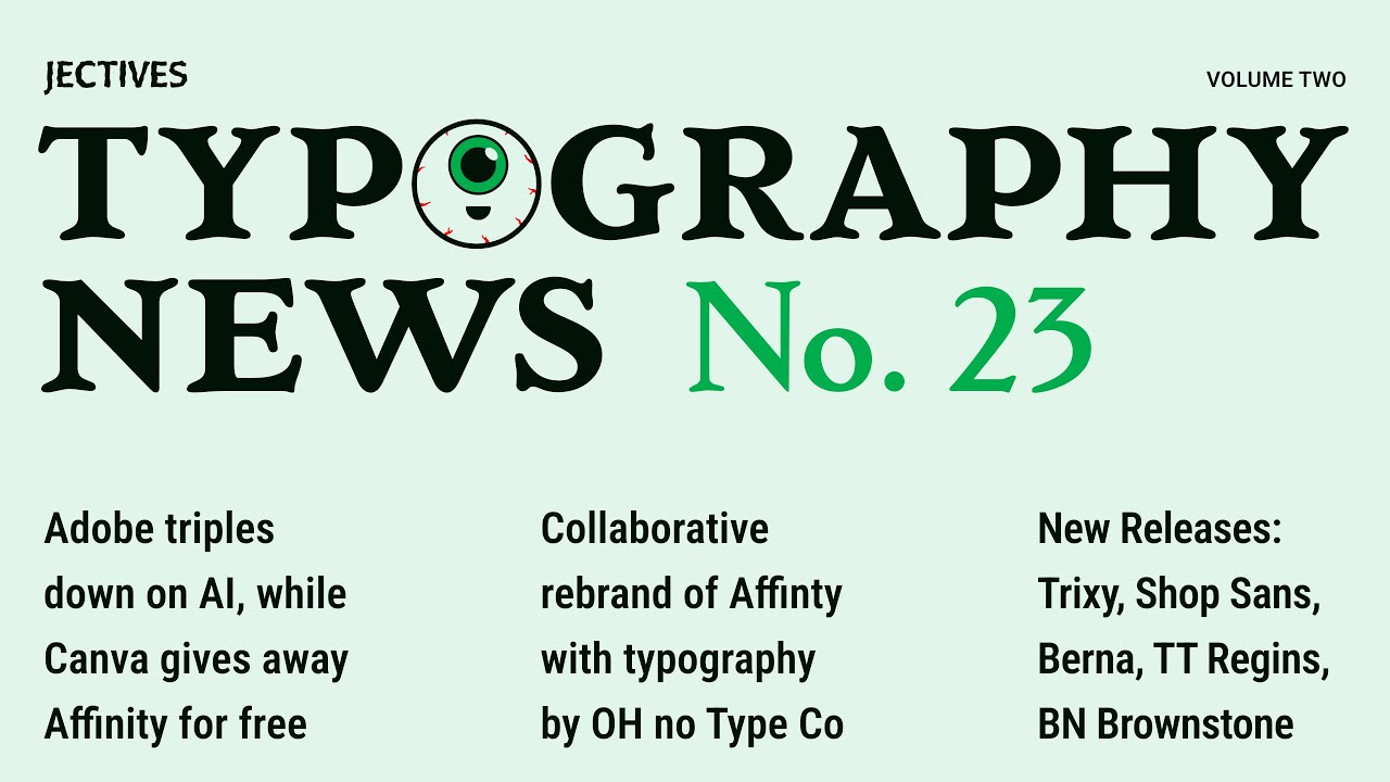 Typography News™ No. 23