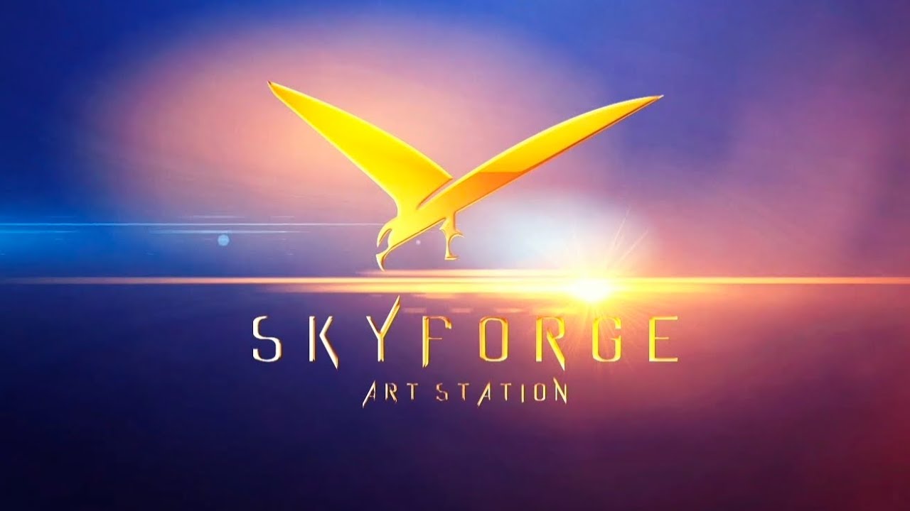 𝗦𝗞𝗬𝗙𝗢𝗥𝗚𝗘 𝗔𝗥𝗧STATION | Logo reveal | cinematic logo animation | aftereffects |