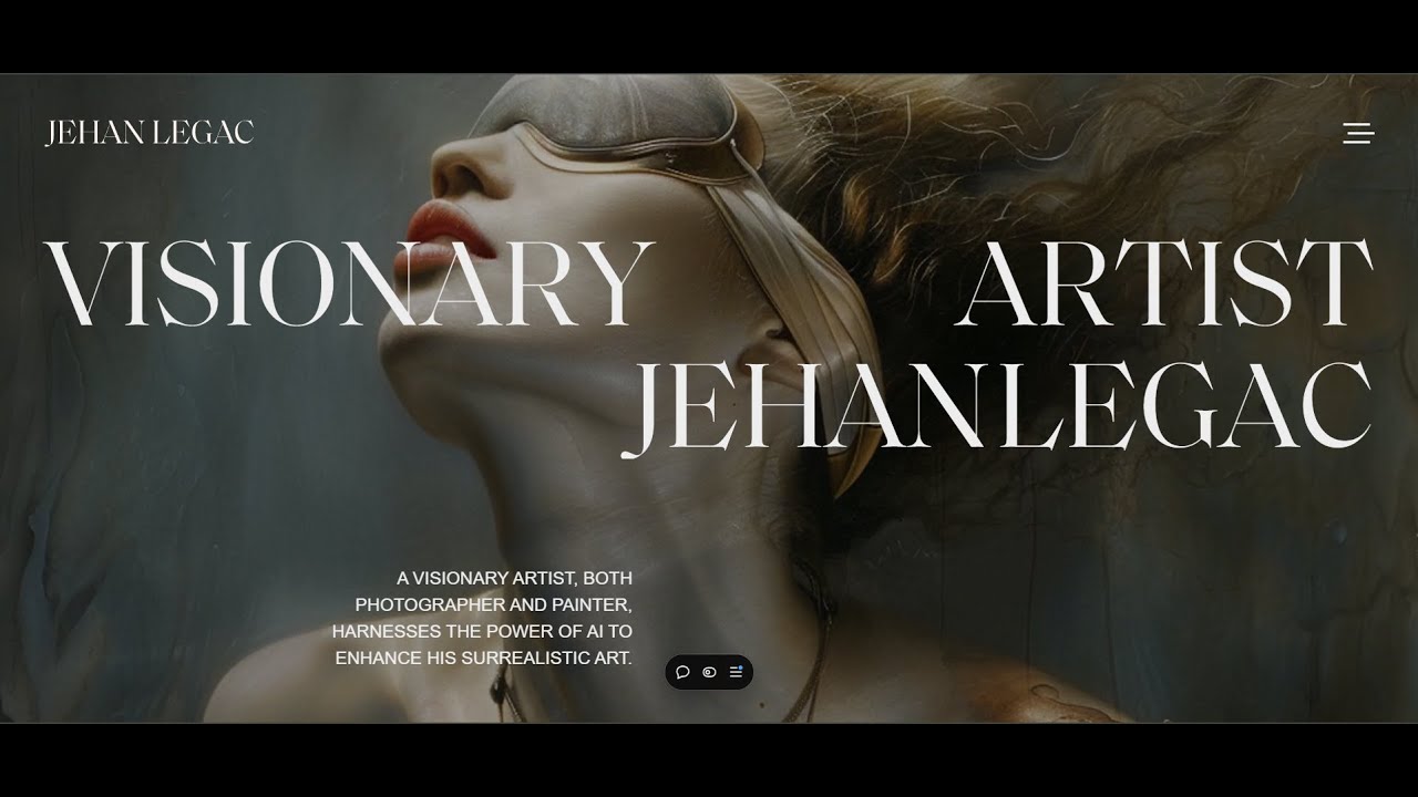Artist Website Clone (JEHAN LEGAC) - Build an Awwward winning website - NextJS | GSAP | TailwindCSS