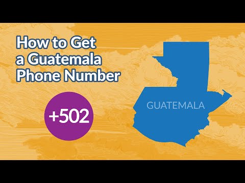How To Get a Guatemala Phone Number