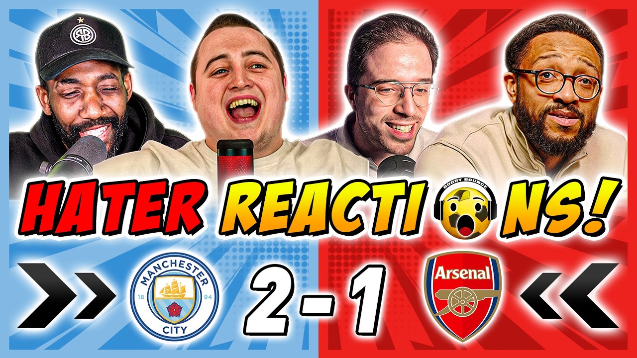 Arsenal's Rivals & Haters Reactions to Man City 2-1 Arsenal | Premier League Fan Reactions