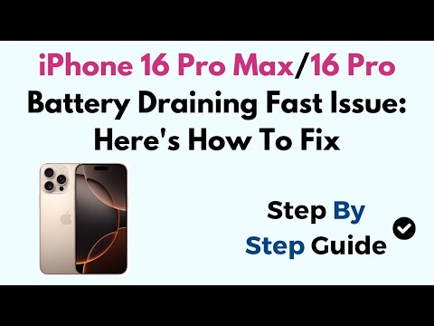iPhone 16 Pro Max/16 Pro Battery Draining Fast Issue: Here's How To Fix