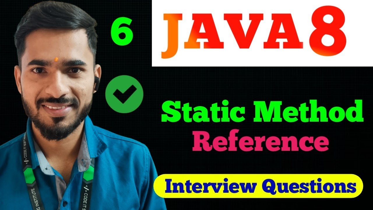 Java 8 Method Reference | Static , Constructor Reference | aadiandjava|