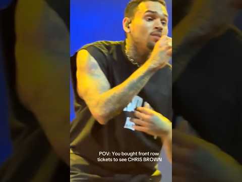 Front row tickets to Chris Brownโs 11:11 Tour #chrisbrown #privilegernb