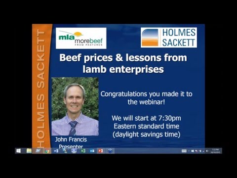 MBfP webinar | Cattle prices