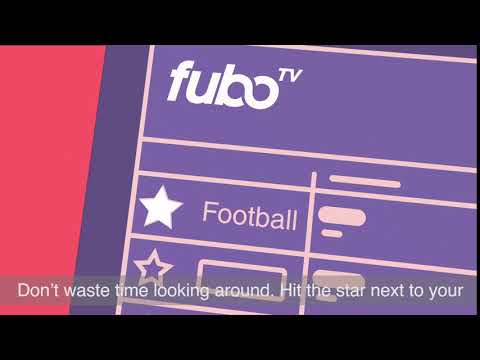 Favorite channels on fuboTV
