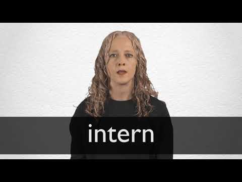 INTERN definition and meaning | Collins English Dictionary
