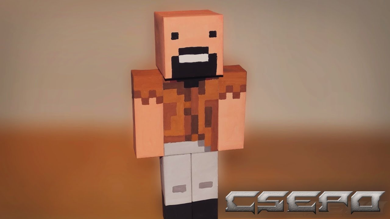 Homemade Minecraft Skin: Notch