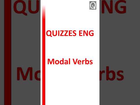 Modal Verbs (01) - Quizzes ENG