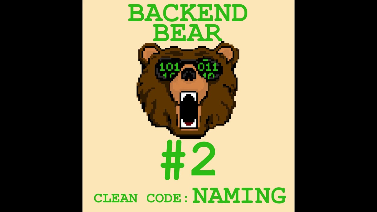 BackendBear Podcast - Clean Code: Naming